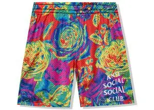 ANTI SOCIAL SOCIAL CLUB Reversible Mesh Shorts With Floral Print