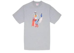 Supreme Skeleton Tee Shirt - Heather Grey