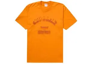 Supreme Shadow Tee Shirt - Orange