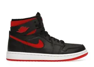 JORDAN 1 High Zoom Cmft Bred - Black/university Red/white