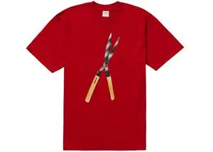 Supreme Shears Tee Shirt - Red