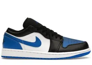 JORDAN Jordan 1 Low Alternate Royal Toe Sneakers White/black