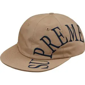 Supreme Side Arc 6-panel Cap - Tan