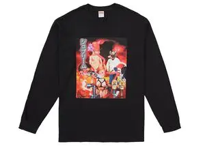 Supreme Sekintani La Norihiro Long Sleeve Tee Shirt - Black