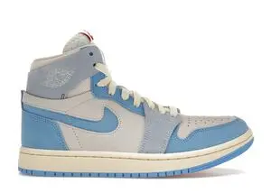 JORDAN 1 High Zoom Air Cmft 2 Sneakers - Phantom/university Blue/ice Blue