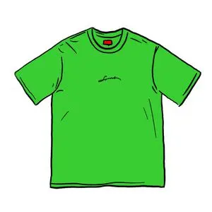 Supreme Signature Short Sleeve Top - Green