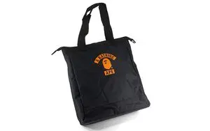 A BATHING APE Block Print Logo Tote Bag
