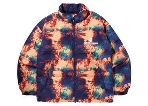 A BATHING APE Tie-dye Down Jacket