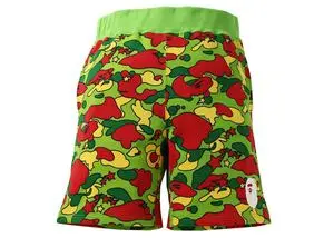 A BATHING APE Camo Sweat Shorts - Multicolor