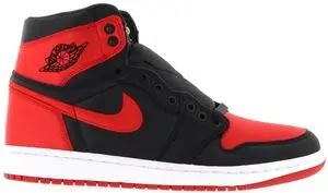 JORDAN Jordan 1 Retro High Satin Banned Black/university Red/white