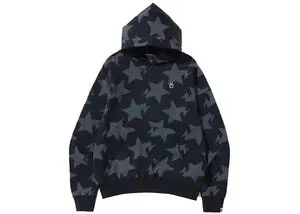 A BATHING APE Sta Pattern Loose Fit Pullover Hoodie