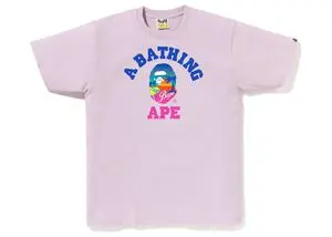 A BATHING APE Sunset Beach Tee Shirt - Purple
