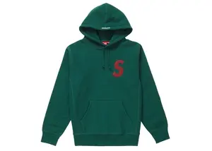 Supreme S Logo Hooded Sweatshirt - Dark Green