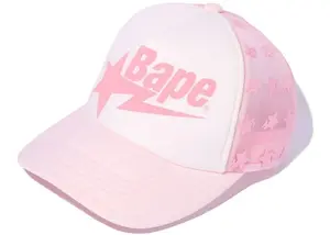 A BATHING APE Mesh Cap - Pink