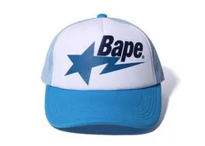 A BATHING APE Sta Mesh Trucker Cap - Blue
