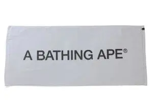A BATHING APE Summer Training Club Towel - White