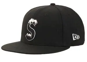 Supreme S Logo New Era Cap - Black