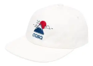 Casablanca Casa Logo Embroidered Cap - White/multi
