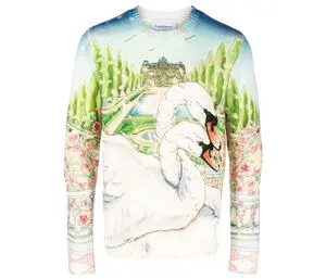 Casablanca L'amour En Fleur Jumper - Multicolor