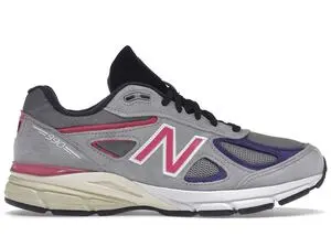NEW BALANCE 990v4 Kith United Arrows & Sons Sneakers - Grey/purple/pink