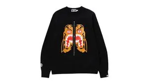 A BATHING APE Tiger Crewneck Sweatshirt - Black