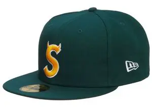 Supreme S Logo New Era Cap - Green