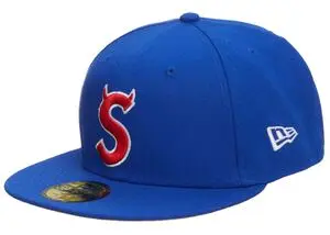 Supreme S Logo New Era Cap - Royal