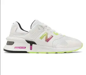 NEW BALANCE 997s Kawhi Athletic Sneakers - White/berry/lime