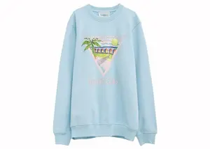 Casablanca Tennis Club Icon Sweatshirt - Light Blue