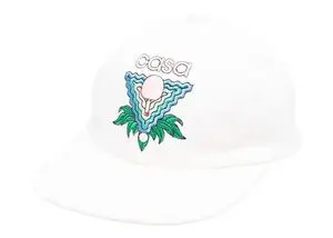 Casablanca Memphis Icon Strapback Cap - White
