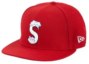 Supreme S Logo New Era Cap - Red