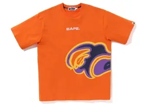 A BATHING APE Thermography Relaxed Fit Tee Shirt - Orange