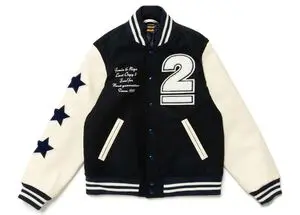 HUMAN MADE Human Made X Undercover Last Orgy 2 Varsity Jacket Navy