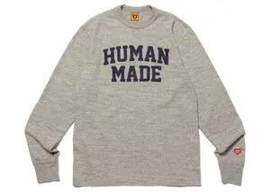 HUMAN MADE Graphic #7 Long Sleeve T-shirt - Grey