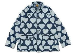 HUMAN MADE Heart Denim Coverall Jacket - Indigo