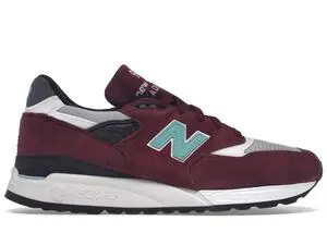 NEW BALANCE 998in Athletic Sneakers Burgundy/chalk