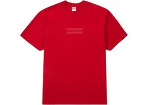 Supreme Tonal Box Logo Tee Shirt - Red