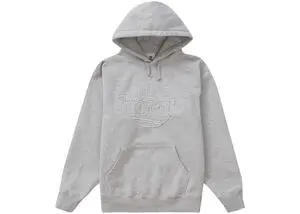 Supreme Timberland Hooded Sweatshirt - Heather Grey