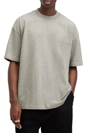 ALLSAINTS Xander Crewneck T-shirt Grey Marl