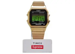 Supreme Timex Digital Watch - Gold
