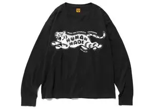 HUMAN MADE Tiger Long Sleeve T-shirt - Black