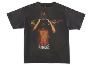 SAINT MXXXXXX We Live Hell T-shirt - Vintage Black