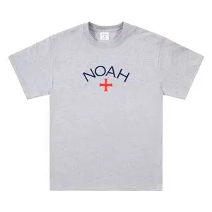 NOAH Core Logo Tee Shirt - Athletic Heather
