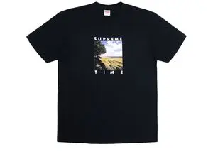 Supreme Time Tee Shirt - Black