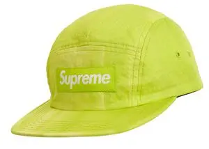 Supreme Tie Dye Ripstop Camp Cap - Lime