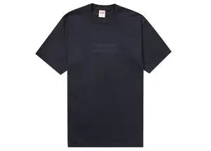 Supreme Tonal Box Logo Tee Shirt - Navy Blue