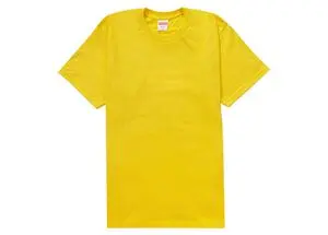 Supreme Tonal Box Logo Tee Shirt - Yellow