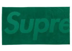 Supreme Tonal Logo Towel - Green