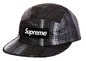 Supreme Tie Dye Ripstop Camp Cap - Black