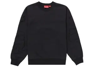 Supreme Applique Crewneck Sweatshirt - Black